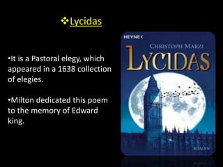 John Milton as a Poet | PPTX