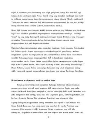 Paper Roh Kudus Dan Pertobatan | DOCX