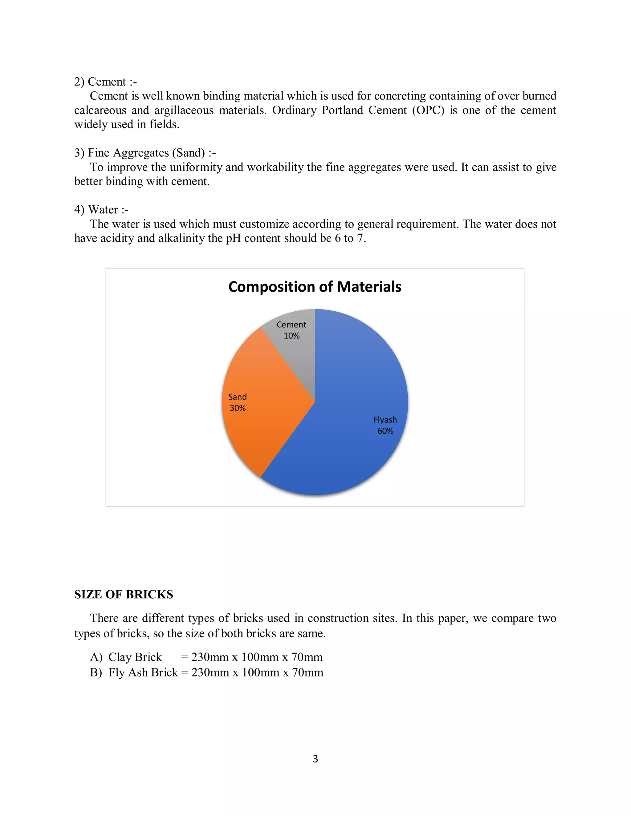 Comparative Study on Fly Ash Bricks and Conventional Clay Bricks | PDF