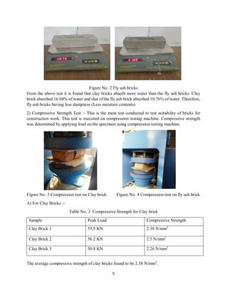 Comparative Study on Fly Ash Bricks and Conventional Clay Bricks | PDF