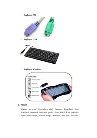 Paper Pengantar Teknologi Informasi - Perkembangan Komponen Hardware | PDF