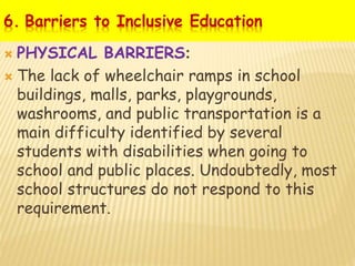 KEY DEBATES ON INCLUSIVE EDUCATION | PPT