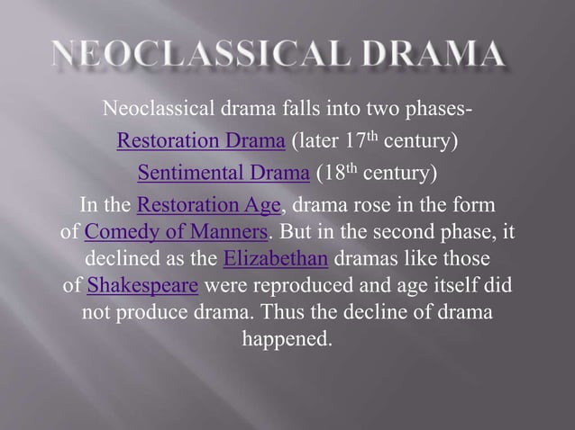 Neo Classical Age | PPTX