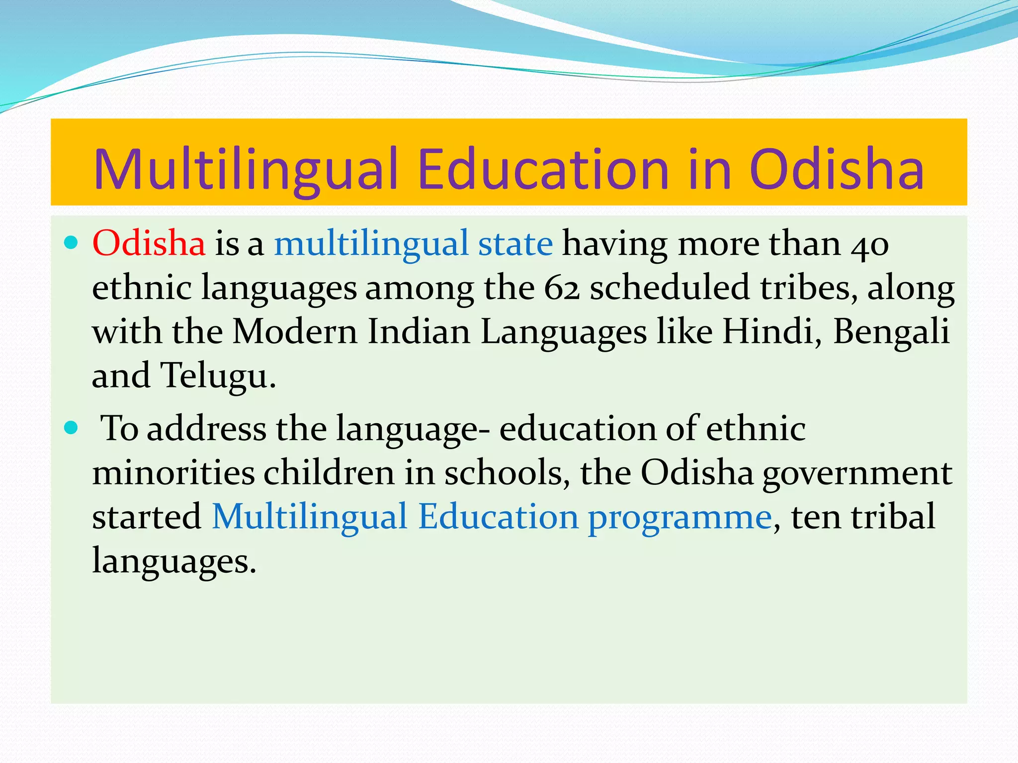 MULTILINGUAL CHARACTERS OF CURRICULUM | PPT