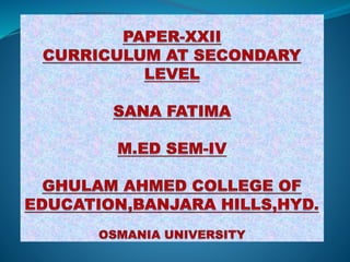 MULTILINGUAL CHARACTERS OF CURRICULUM | PPT