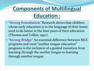 MULTILINGUAL CHARACTERS OF CURRICULUM | PPTX