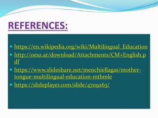 MULTILINGUAL CHARACTERS OF CURRICULUM | PPT