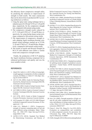 Impact of curing technique on roller-compacted concrete pavement ...