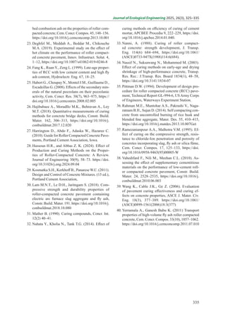 Impact of curing technique on roller-compacted concrete pavement ...