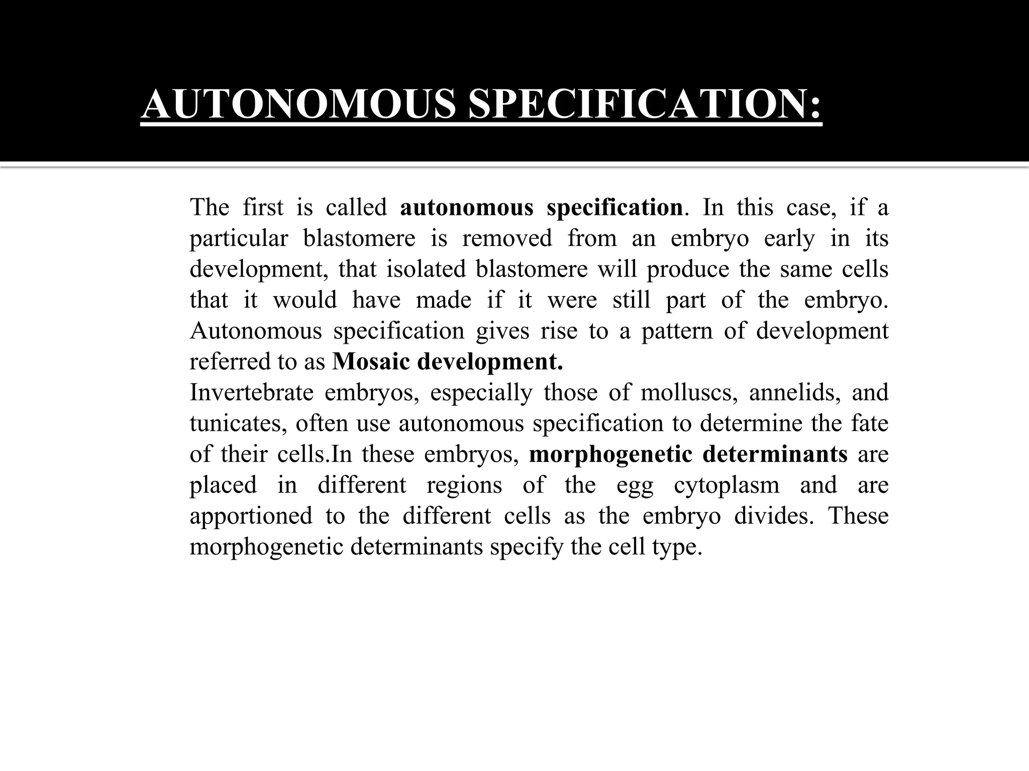 Mosaic and Regulate Development | PDF