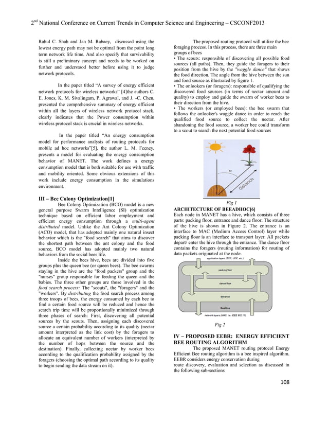 Paper 3 Energy Efficient Bee Routing Algorithm In Wireless Mobile Pdf