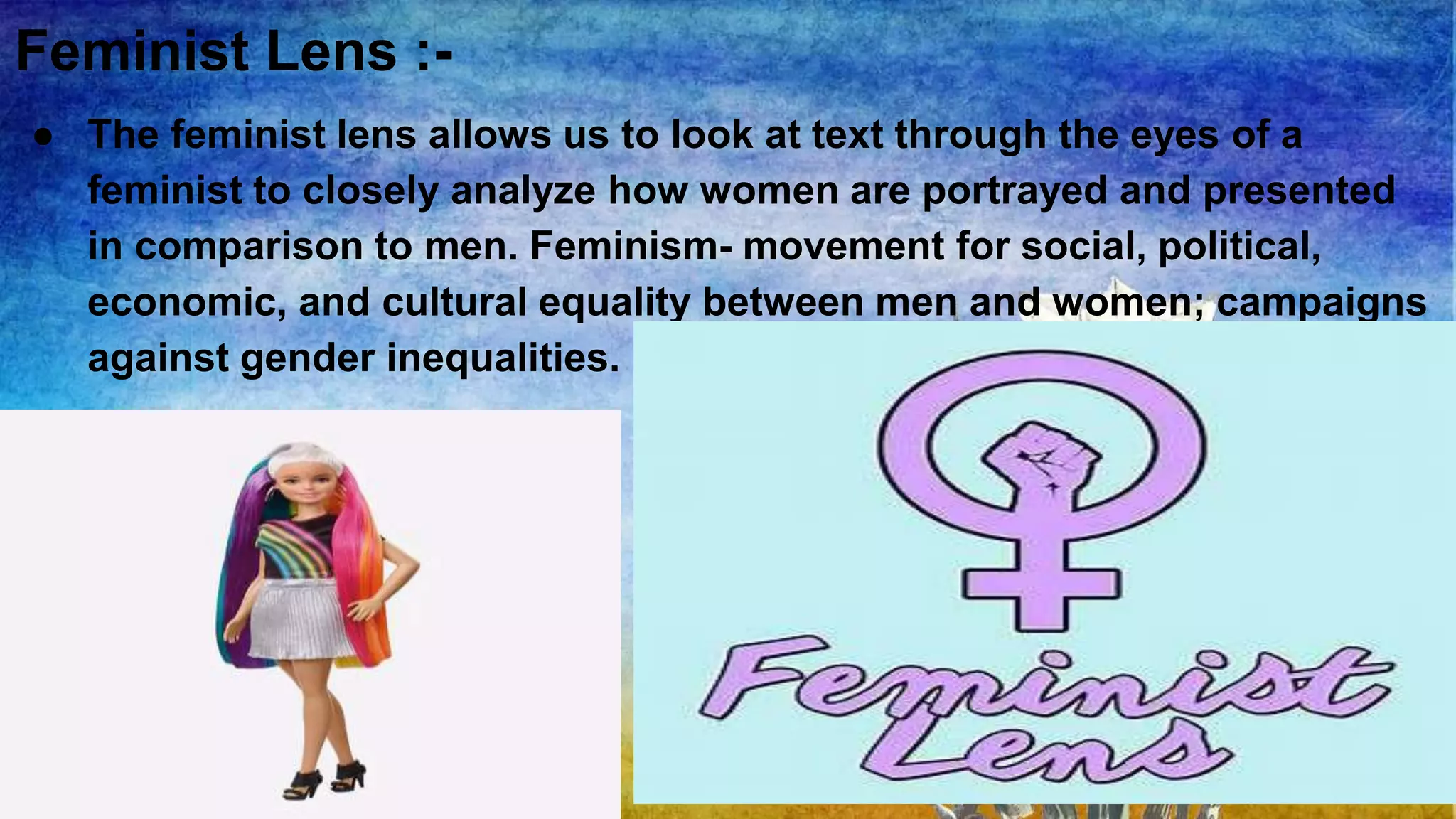 Feminist Criticism &Feminist Lense | PPTX | Education