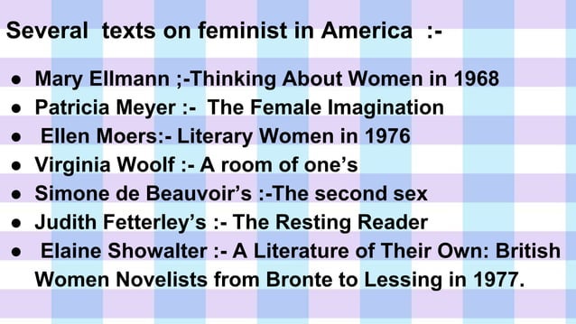 Feminist Criticism &Feminist Lense | PPT