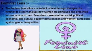 Feminist Criticism &Feminist Lense | PPTX