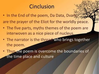 Timelessness of ‘The Waste Land’ | PPT