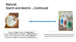 Paper chemicals | PDF