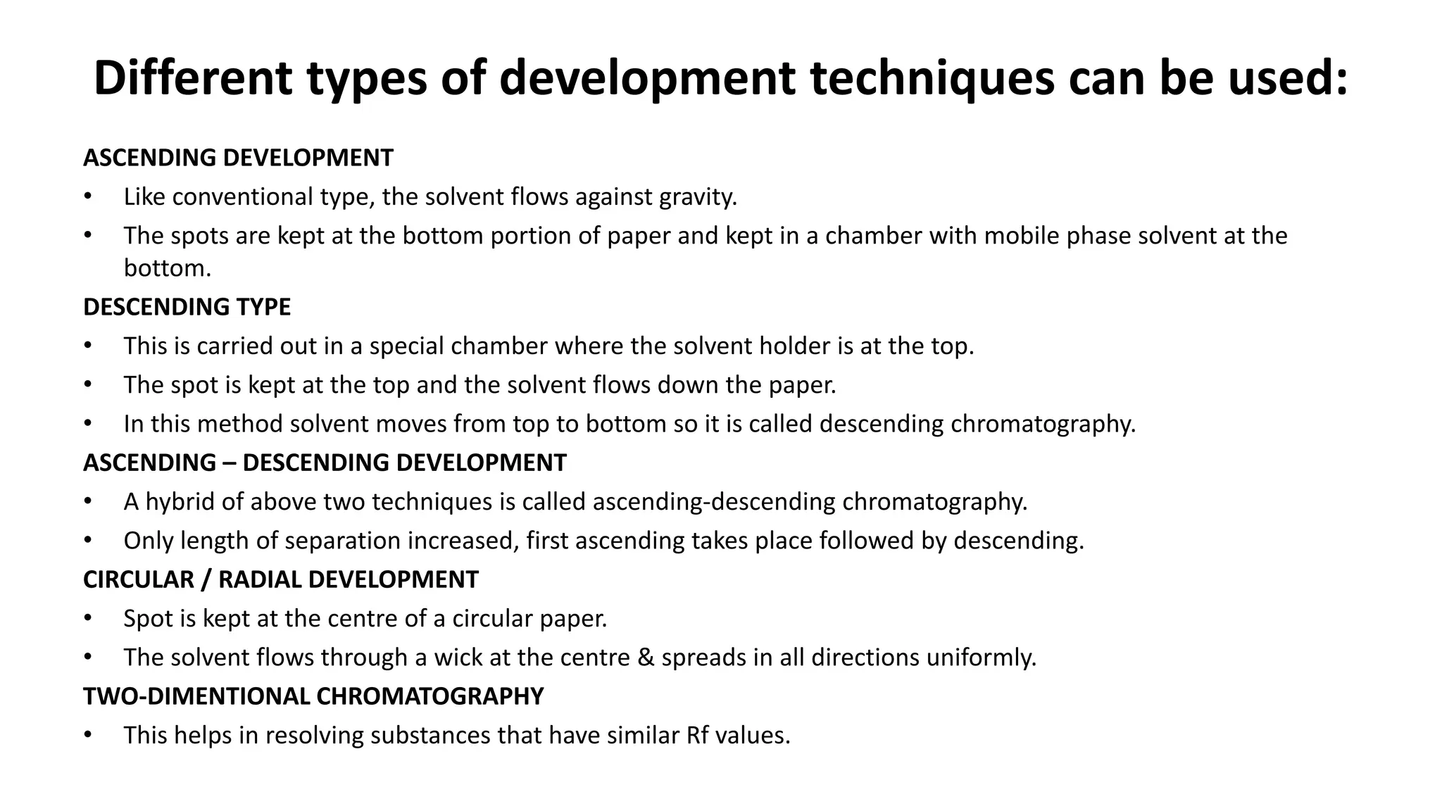 Chromatography technology .modern pharmaceutical analytical techniques ...