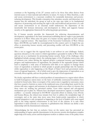 Conflict and Human Security in West Africa | PDF