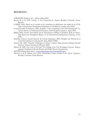 Paper conflict and human security in west africa | PDF