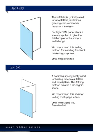 paper-folding-options | PDF