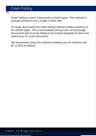 paper-folding-options | PDF