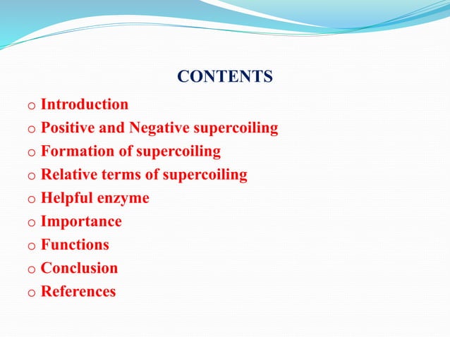 Supercoiling of DNA | PPTX | Chemistry | Science