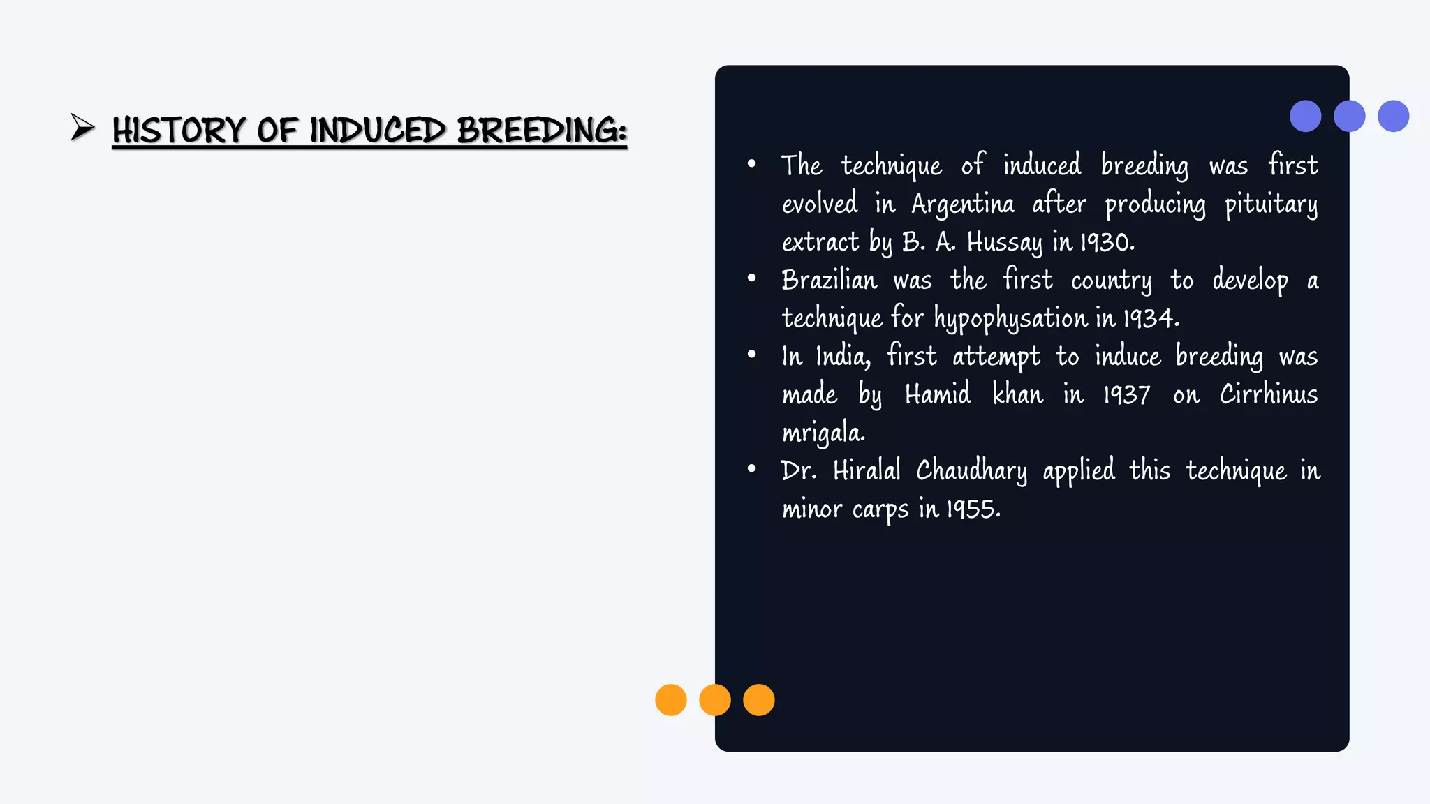 INDUCED BREEDING IN FISHES - TECHNIQUE AND APPLICATION | PPTX