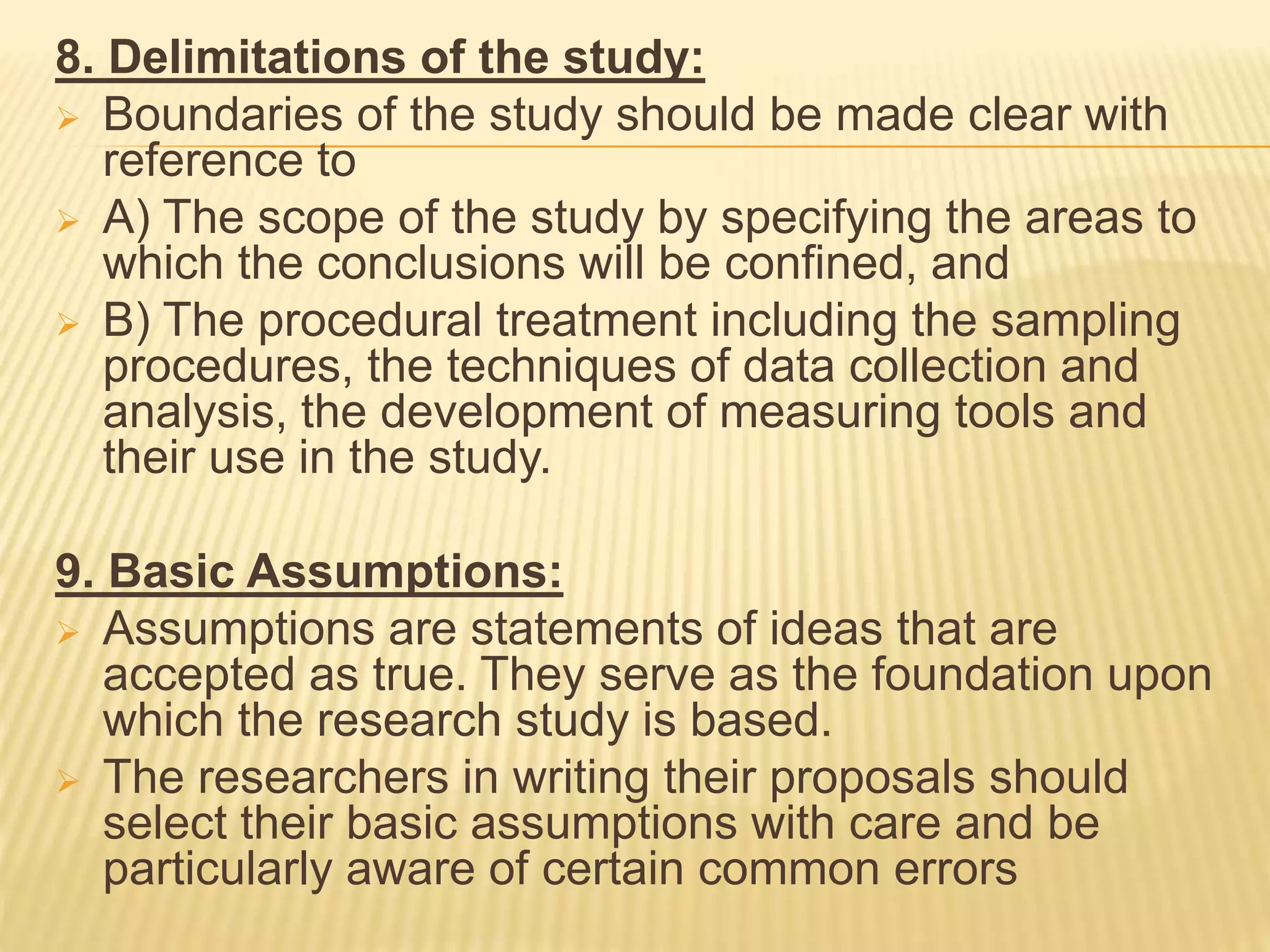 FRAMEWORK OF RESEARCH PROPOSAL | PPTX