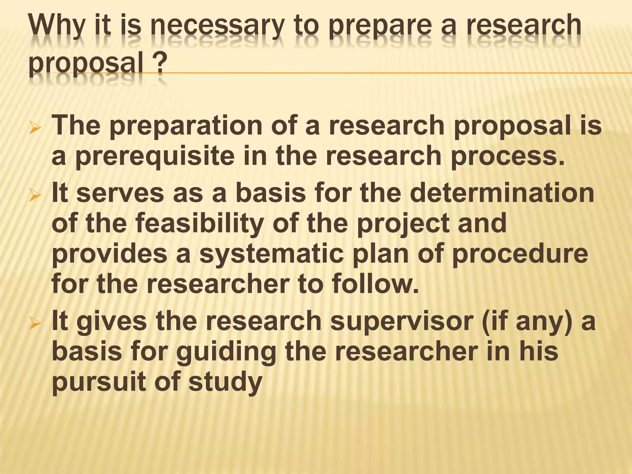 FRAMEWORK OF RESEARCH PROPOSAL | PPTX