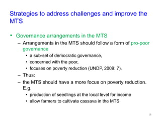 Session 5.6 MANAGEMENT OF GHANA’S MODIFIED TAUNGYA SYSTEM: CHALLENGES ...