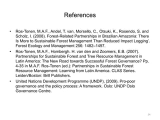 Session 5.6 MANAGEMENT OF GHANA’S MODIFIED TAUNGYA SYSTEM: CHALLENGES ...