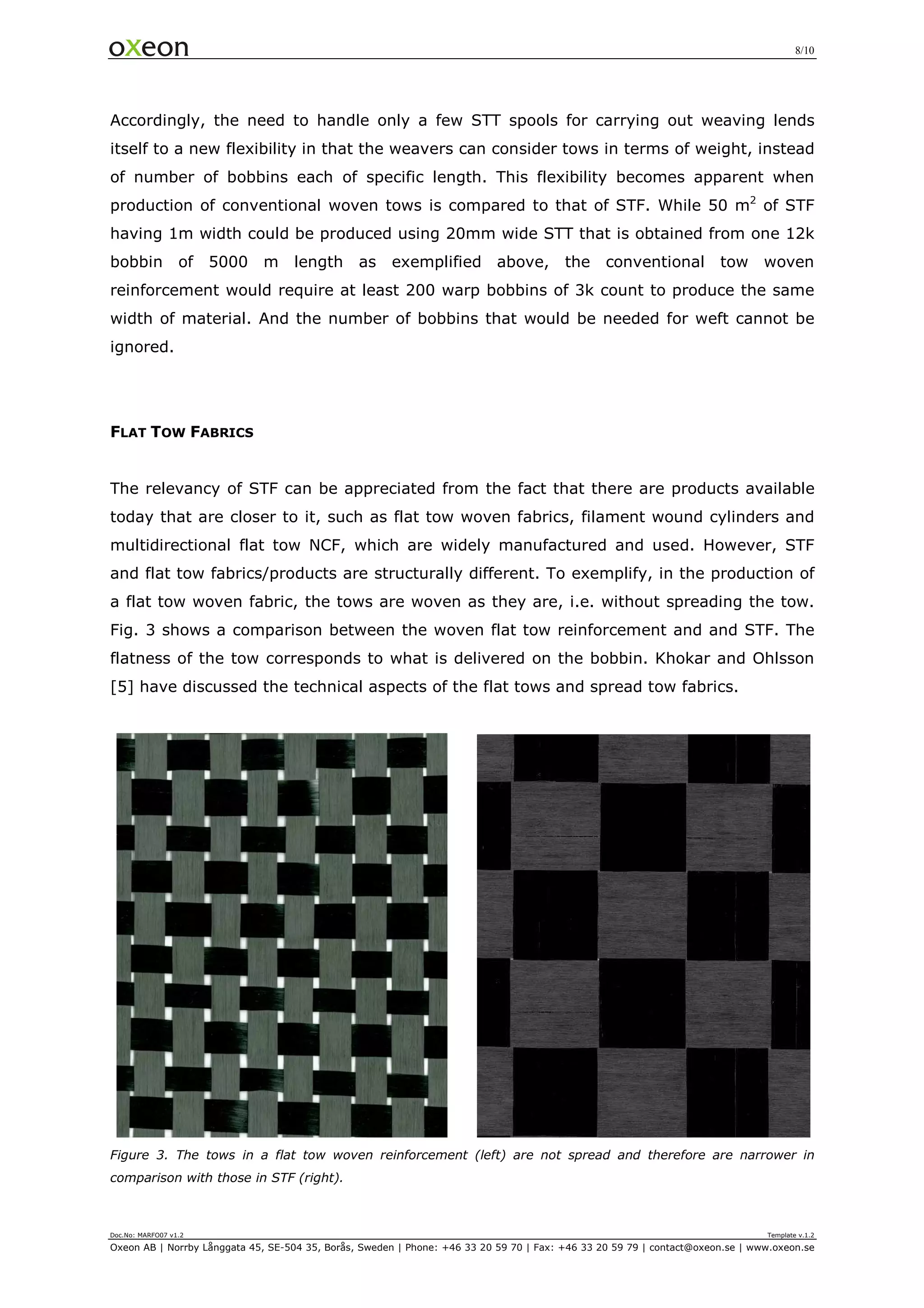Paper - New opportunities in lightweight spread tow fabrics (STF) | PDF