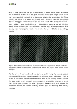 Paper - New opportunities in lightweight spread tow fabrics (STF) | PDF