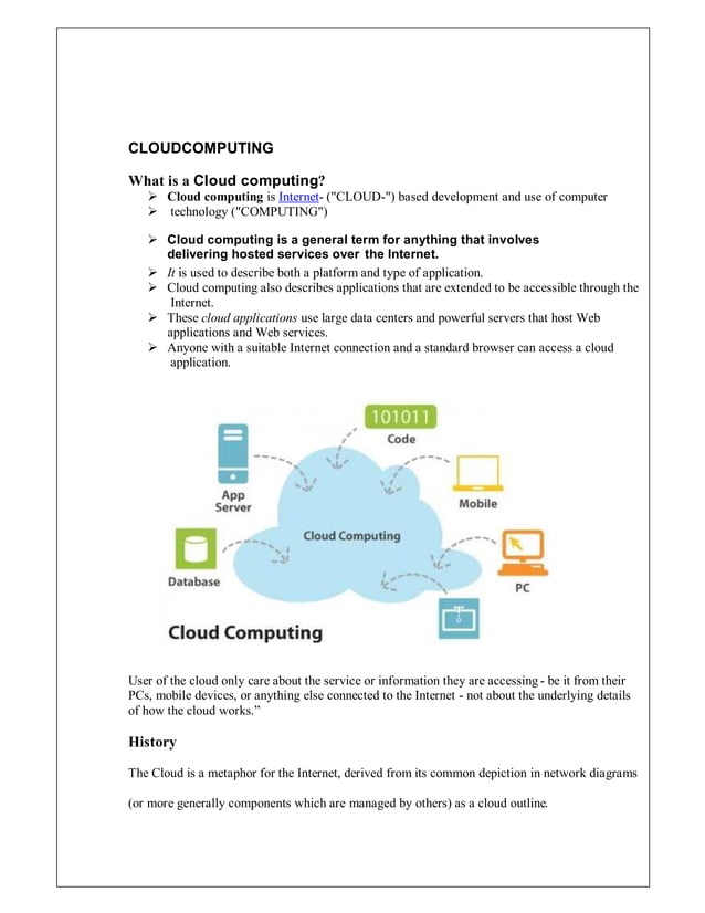 cloud-computing | PDF | Cloud Computing | Internet