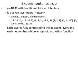 Neuroevolution and deep learing | PPTX