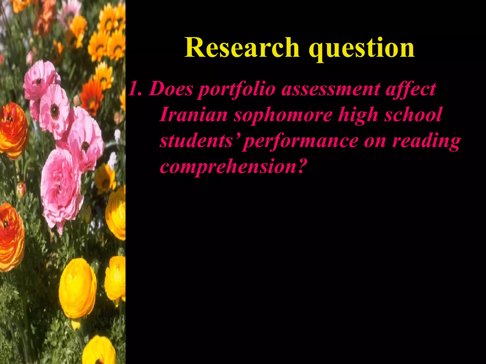 Paper Presented at Tehran University | PPT
