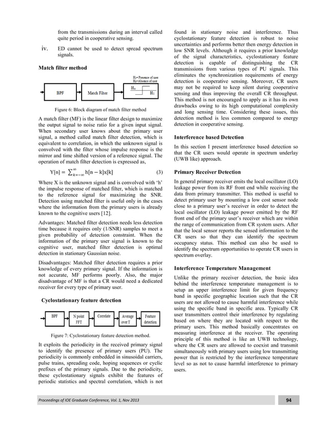 Spectrum Sensing Using Cooperative Energy Detection Method For