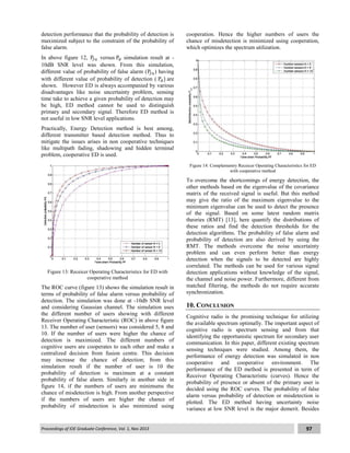 Spectrum Sensing using Cooperative Energy Detection Method for Cognitive Radio | PDF