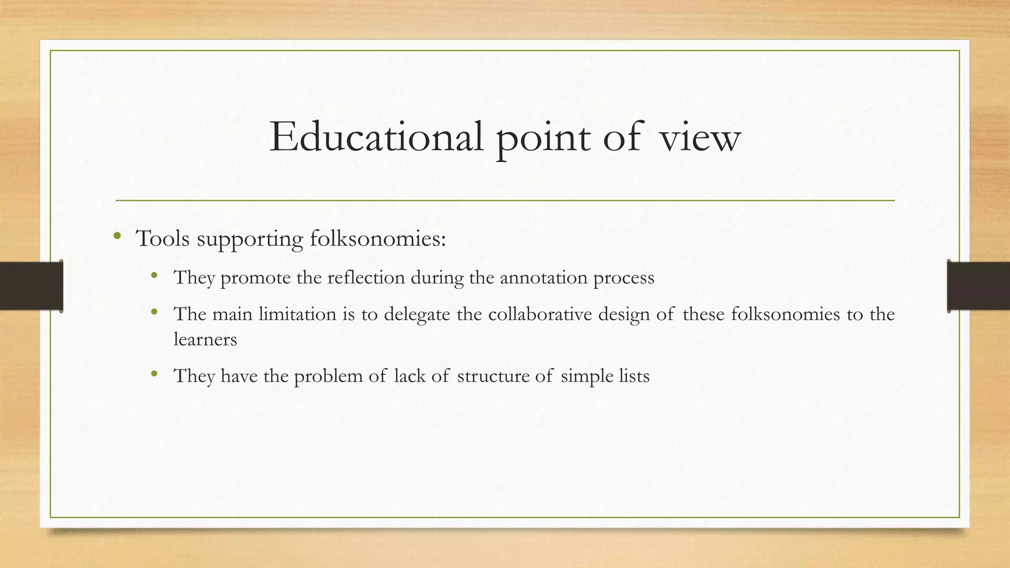 Document Annotation Tools: Annotation Classification Mechanisms | PPT