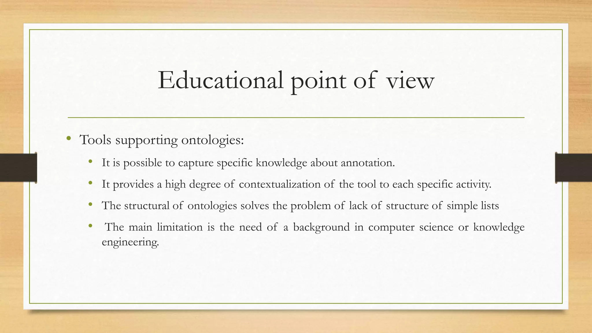 Document Annotation Tools: Annotation Classification Mechanisms | PPT