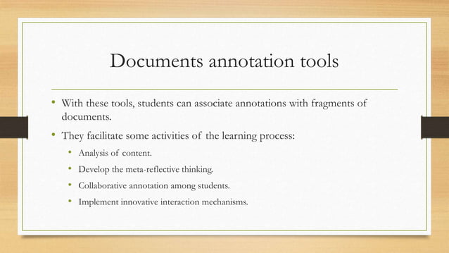 Document Annotation Tools: Annotation Classification Mechanisms | PPT