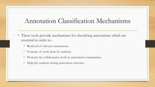 Document Annotation Tools: Annotation Classification Mechanisms | PPT