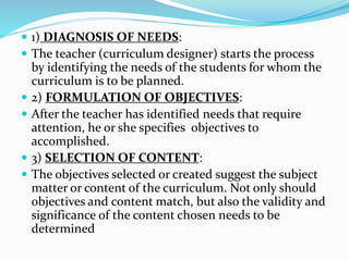 SCIENTIFIC MODELS OF CURRICULUM DEVELOPMENT RALPH TYLER AND HILDA TABA ...
