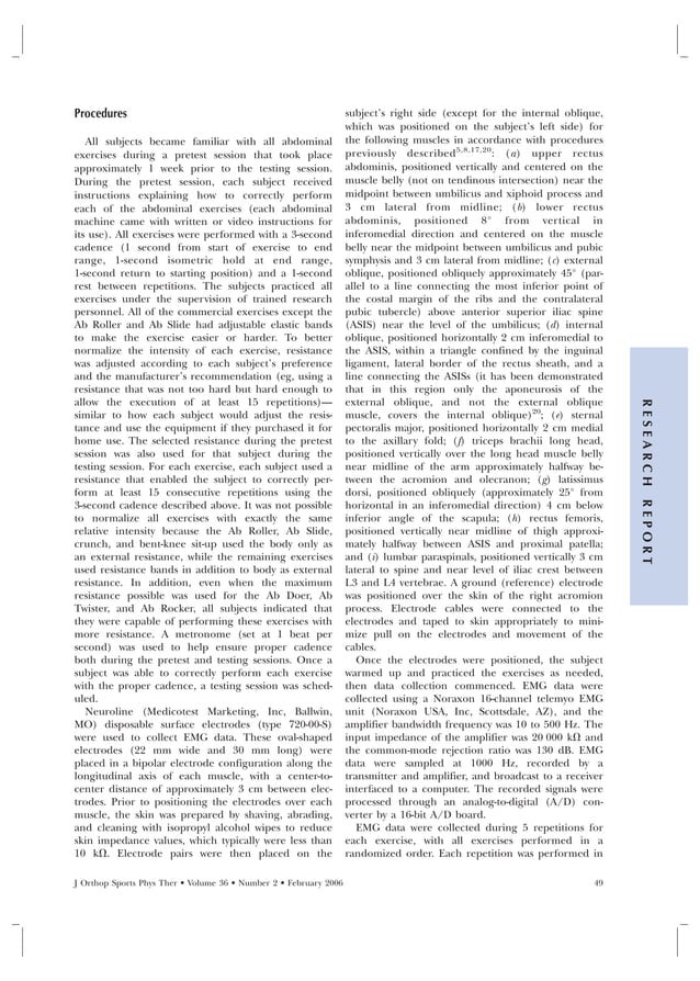 Paper 01 emg abdominal escamilla feb 2006 | PDF
