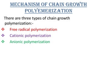Mechanism of Polymerization | PDF