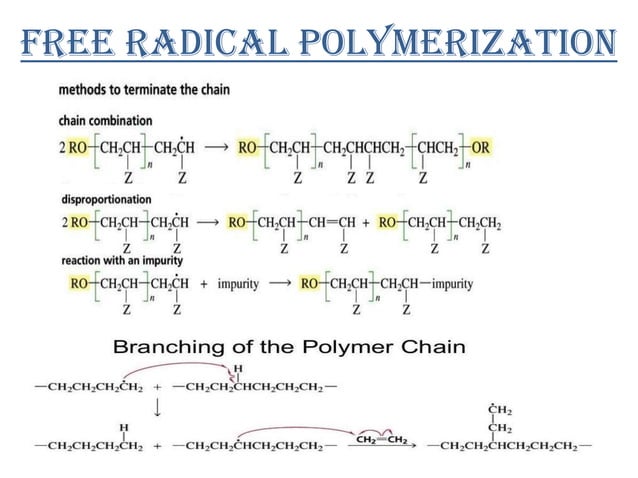 Mechanism of Polymerization | PDF | Chemistry | Science