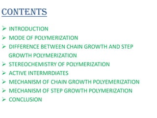 Mechanism of Polymerization | PDF