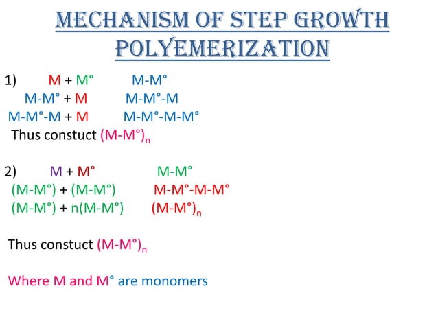Mechanism of Polymerization | PDF | Chemistry | Science