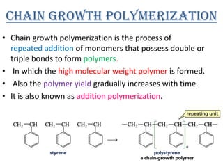 Mechanism of Polymerization | PDF