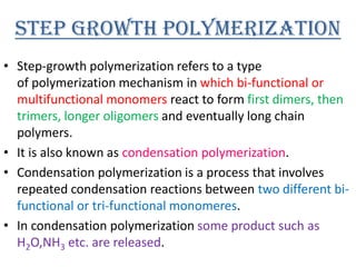 Mechanism of Polymerization | PDF